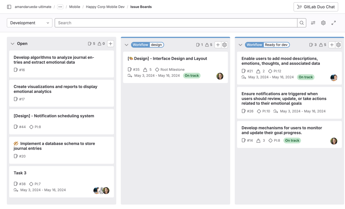 Issue board · Project · User · Help · GitLab